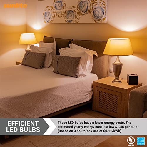 Sunlite 88254 LED A19 Light Bulb 12 Watts (75W Equivalent) 1100 Lumens, GU24 Twist and Lock Base, Dimmable, UL Listed, Energy Star, 2700K Warm White, 1 Count