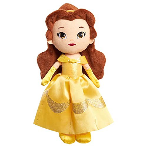 Disney Princess So Sweet Plush Belle in Yellow Dress, 12 Inch Plush Toy, Beauty and The Beast, Officially Licensed Kids Toys for Ages 3 Up, Gifts and Presents by Just Play