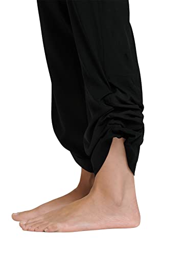 Jockey Women's Activewear Adjustable Ankle Pant, Black, M