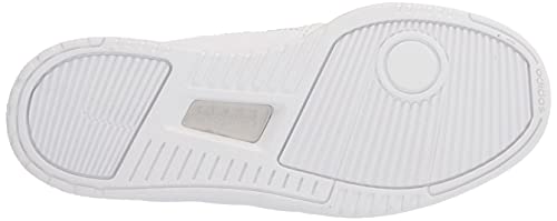 adidas Women's Postmove Mid Basketball Shoe, White/White/Grey One, 8