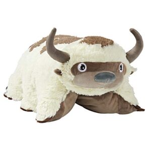 pillow pets 16” appa stuffed animal, nickelodeon avatar the last airbender plush toy, white