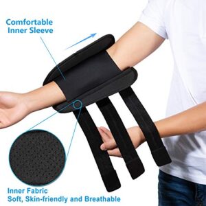 Elbow Brace, Night Splint Support for Cubital Tunnel Syndromean, Ulnar Nerve, Stabilizer Brace for Fix Elbow, Prevent Excessive Bending at night, Fits Left and Right Arms,Women, Men (L)