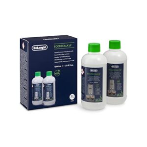 de'longhi eco descaler set of 2, two bottles, clear