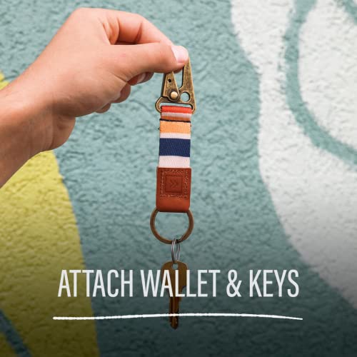 Thread Wallets Cool Keychain Clip for Men & Women | Key Ring for Wallets & Keys (Legacy)