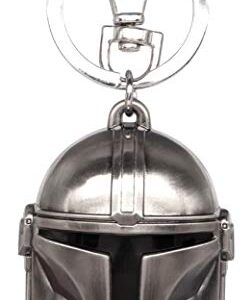 Star Wars Mandalorian Helmet Pewter Keyring