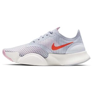 nike superrep go womens running trainers cj0860 sneakers shoes (us 7 football grey bright crimson 006)