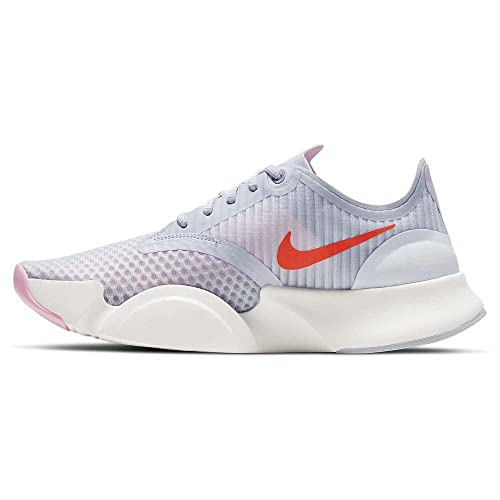 Nike SuperRep Go Womens Running Trainers CJ0860 Sneakers Shoes (US 7 Football Grey Bright Crimson 006)