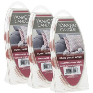 yankee candle home sweet home wax melts, 3 packs of 6 (18 total)