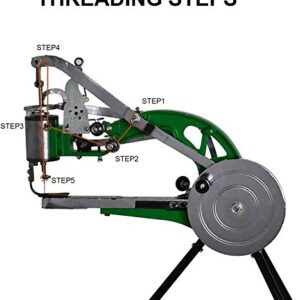 Shoe Repair Machine Hand Cobbler Sewing Machine dual Cotton Nylon Line Sewing Machine Manual Leather Machine for Shoes Cloth Bags