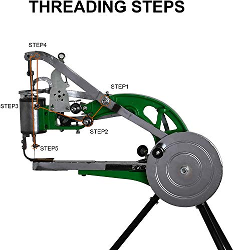 Shoe Repair Machine Hand Cobbler Sewing Machine dual Cotton Nylon Line Sewing Machine Manual Leather Machine for Shoes Cloth Bags