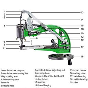 Shoe Repair Machine Hand Cobbler Sewing Machine dual Cotton Nylon Line Sewing Machine Manual Leather Machine for Shoes Cloth Bags