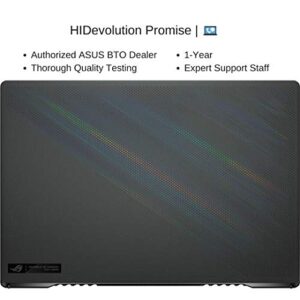 HIDevolution [2021] ASUS ROG Zephyrus G15 GA503QM 15.6" QHD 165Hz, 3.0 GHz AMD Ryzen 9 5900HS, RTX 3060, 24 GB 3200MHz RAM, 1 TB PCIe SSD, Eclipse Gray