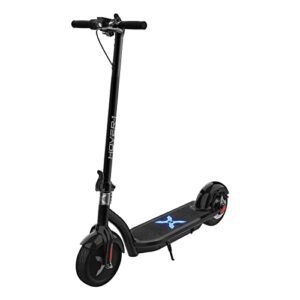 hover-1 alpha pro electric kick scooter | 18mph, 18 mile range, 5hr charge, lcd display, 10 inch high-grip tires, 264lb max weight, certified & tested - safe for teens & adults, black