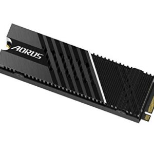 GIGABYTE AORUS Gen4 7000s SSD 1TB PCIe 4.0 NVMe M.2, Nanocarbon Coated Aluminum Heatsink, 3D TLC NAND, SSD GP-AG70S1TB