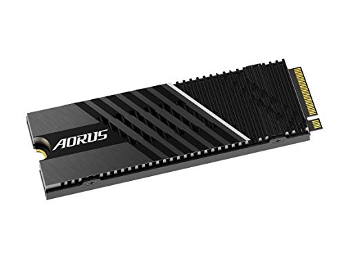 GIGABYTE AORUS Gen4 7000s SSD 1TB PCIe 4.0 NVMe M.2, Nanocarbon Coated Aluminum Heatsink, 3D TLC NAND, SSD GP-AG70S1TB