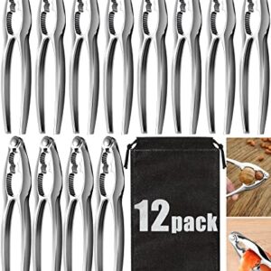 12 Pcs Crab Crackers and Tools Set Heavy Duty Seafood Tools Set Crab Leg Crackers Lobster Nut Crackers Opener Home Kitchen Parties Tools for Crableg and Lobster Lovers Gift