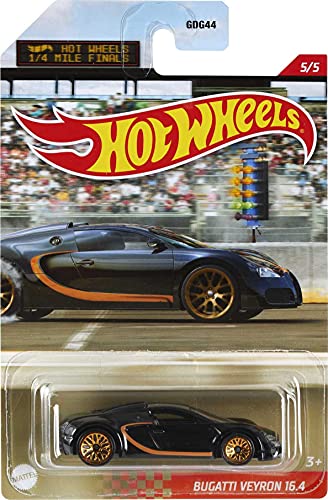 Hot Wheels Vehicles, 1:64 Scale Drag Racing & Muscle Cars with Authentic Details & Realistic Decos, Sports Cars, Gift for Car Collectors & Kids 3 Years & Up