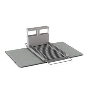 umbra udry over the sink dish drying rack, charcoal