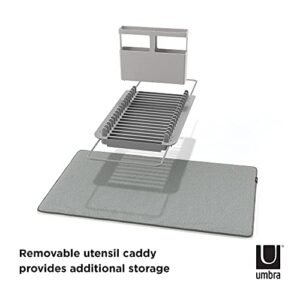 Umbra UDry Over The Sink Dish Drying Rack, Charcoal