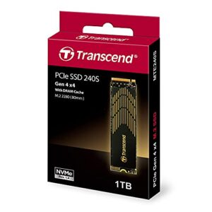 Transcend 1TB NVMe PCIe Gen4 x4 MTE240S M.2 SSD Solid State Drive TS1TMTE240S