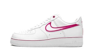 nike women's wmns air force 1 '07 "airbrush pink, white/fireberry, 7w