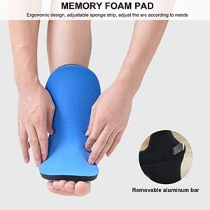 Plantar Fasciitis Night Splint Adjustable Ankle Brace Foot Drop Orthotic Brace Plantar Fasciitis Braces Support for Women and Men Right/Left Feet(Red Ball)