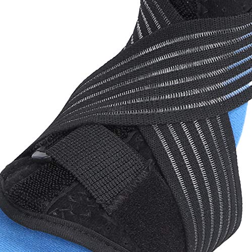 Plantar Fasciitis Night Splint Adjustable Ankle Brace Foot Drop Orthotic Brace Plantar Fasciitis Braces Support for Women and Men Right/Left Feet(Red Ball)