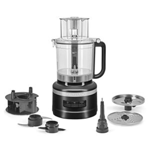 kitchenaid 13-cup food processor, black matte