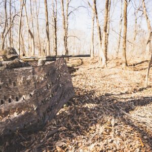 The Grind Knee Blind, Collapsible Quick Setup and Take-Down Run-and-Gun Turkey Blind, Mossy Oak Bottomland Camo