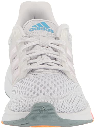 adidas Women's EQ21 Running Shoe, Dash Grey/Almost Pink/Acid Red, 8