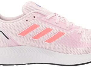 adidas Women's Runfalcon 2.0 Running Shoe, Almost Pink/Turbo/White, 5.5