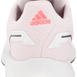 adidas Women's Runfalcon 2.0 Running Shoe, Almost Pink/Turbo/White, 5.5