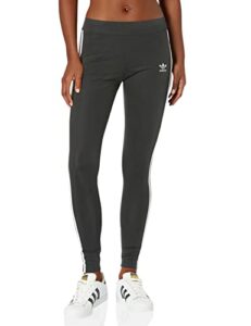 adidas originals women's adicolor classics high shine leggings black small