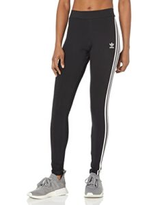 adidas originals women's adicolor classics 3-stripes leggings black medium