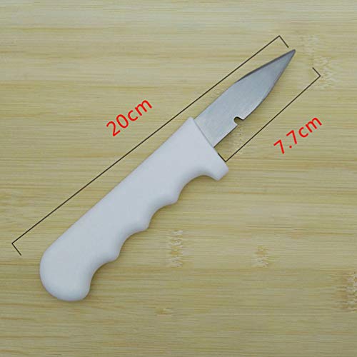 DOITOOL Oyster Shucking Knife Crab Tools Corkscrew 2Pcs Stainless Steel Oyster Knife Non- Clams Knives Seafood Scallop Opening Tools for Home Kitchen Kits Home Tools Shell Knives