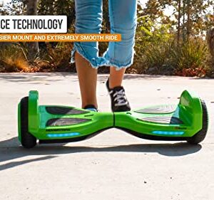 Razor Hovertrax Brights with LED Lights, EverBalance Technology, UL2272 Certified Self-Balancing Hoverboard Scooter for Kids Age 8+, for Riders up to 110 lbs