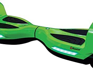 Razor Hovertrax Brights with LED Lights, EverBalance Technology, UL2272 Certified Self-Balancing Hoverboard Scooter for Kids Age 8+, for Riders up to 110 lbs