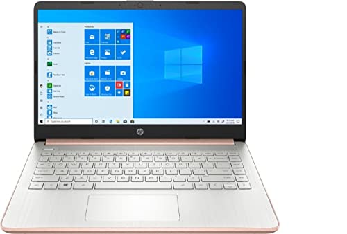 2022 HP Stream 14in HD Display, Intel Celeron N4020 Dual-Core Processor, 4GB DDR4 Memory, 128GB storage (64GB eMMC+ 64GB card), WiFi, Webcam, Bluetooth,HDMI,1-Year Microsoft 365, Rose Gold|NoCo Bundle