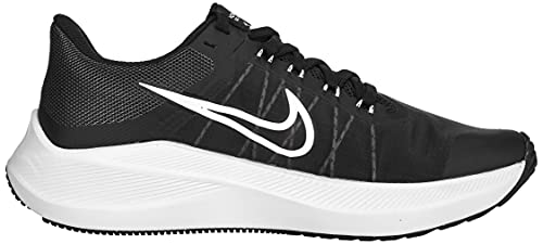 Nike Women's Winflo 8 Shoes, Black/White/Dark Smoke Grey/Lt Smoke Grey, 11