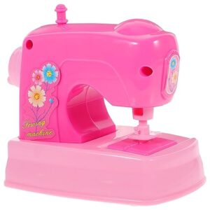 balacoo Kids Sewing Machine Toy Mini Sewing Machine Portable Sewing Machine Sewing Kit for Kids (Pink Without Battery)