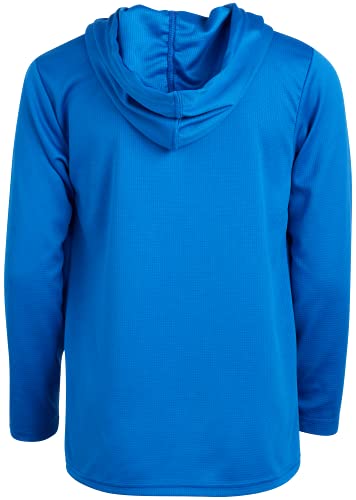 RBX Boys' Jogger Set - 2-Piece Thermal Sports Hoodie and Tricot Joggers (Size: 8-12), Size 8, Blue Baseball