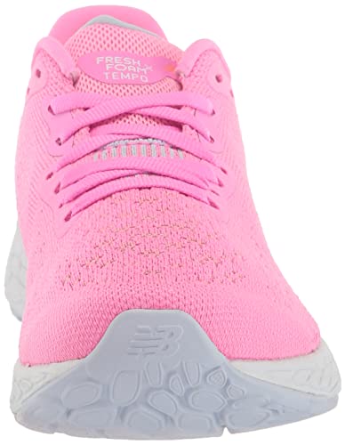 New Balance Women's Fresh Foam X Tempo V2 Running Shoe, Pink/White, 10