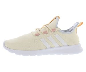 adidas women's cloudfoam pure 2.0 running shoes, wonder white/white/vapour pink, 7.5 m us