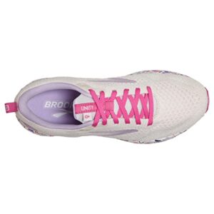 Brooks Women's Revel 4 Running Shoe - White/Lilac/Pink - 9.5