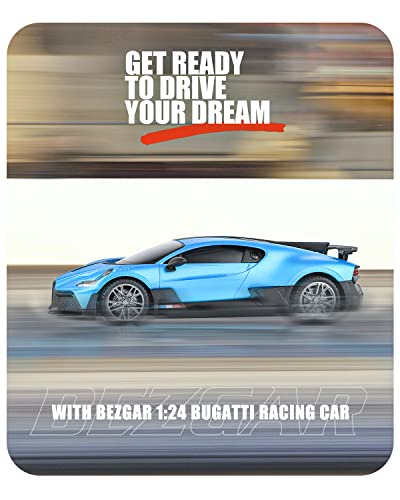 BEZGAR Bugatti Remote Control Car for Boys 8-12 - 1:24 Officially Licensed Bugatti Divo Racing Car Model Vehicle, Experience The Thrill of Bugatti with 2.4Ghz Bugatti Toy Car for Kids and Adults