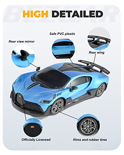 BEZGAR Bugatti Remote Control Car for Boys 8-12 - 1:24 Officially Licensed Bugatti Divo Racing Car Model Vehicle, Experience The Thrill of Bugatti with 2.4Ghz Bugatti Toy Car for Kids and Adults