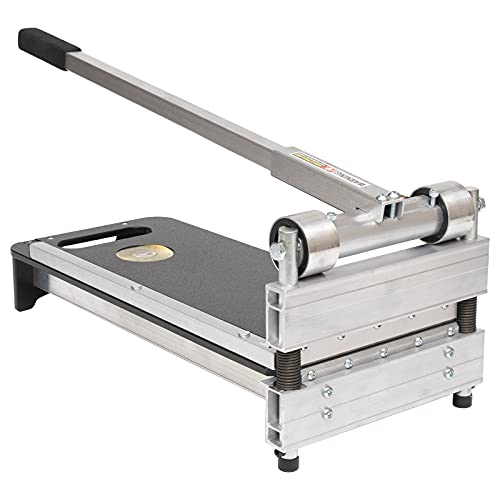 Marshalltown mBullet EZ Shear 9" Sharpshooter Pro Flooring and Siding Shear, Professional-Grade, Vinyl Plank Flooring, Laminate Floor Cutter, 90-Degree and 45-Degree cuts, Made in USA, ESOO-PRO9