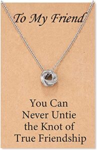 jeka best friend necklaces, long distance friendship bff birthday bestfriend bridesmaid gifts for women teen girls female