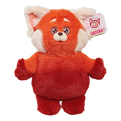 Disney and Pixar Turning Red Small 8-inch Plushie Stuffed Animal Red Panda Mei, Officially Licensed Kids Toys for Ages 3 Up, Basket Stuffers and Small Gifts by Just Play