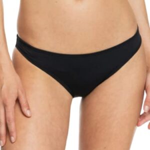 Roxy Women’s Beach Classics Moderate Bikini Bottoms, Anthracite 22, S